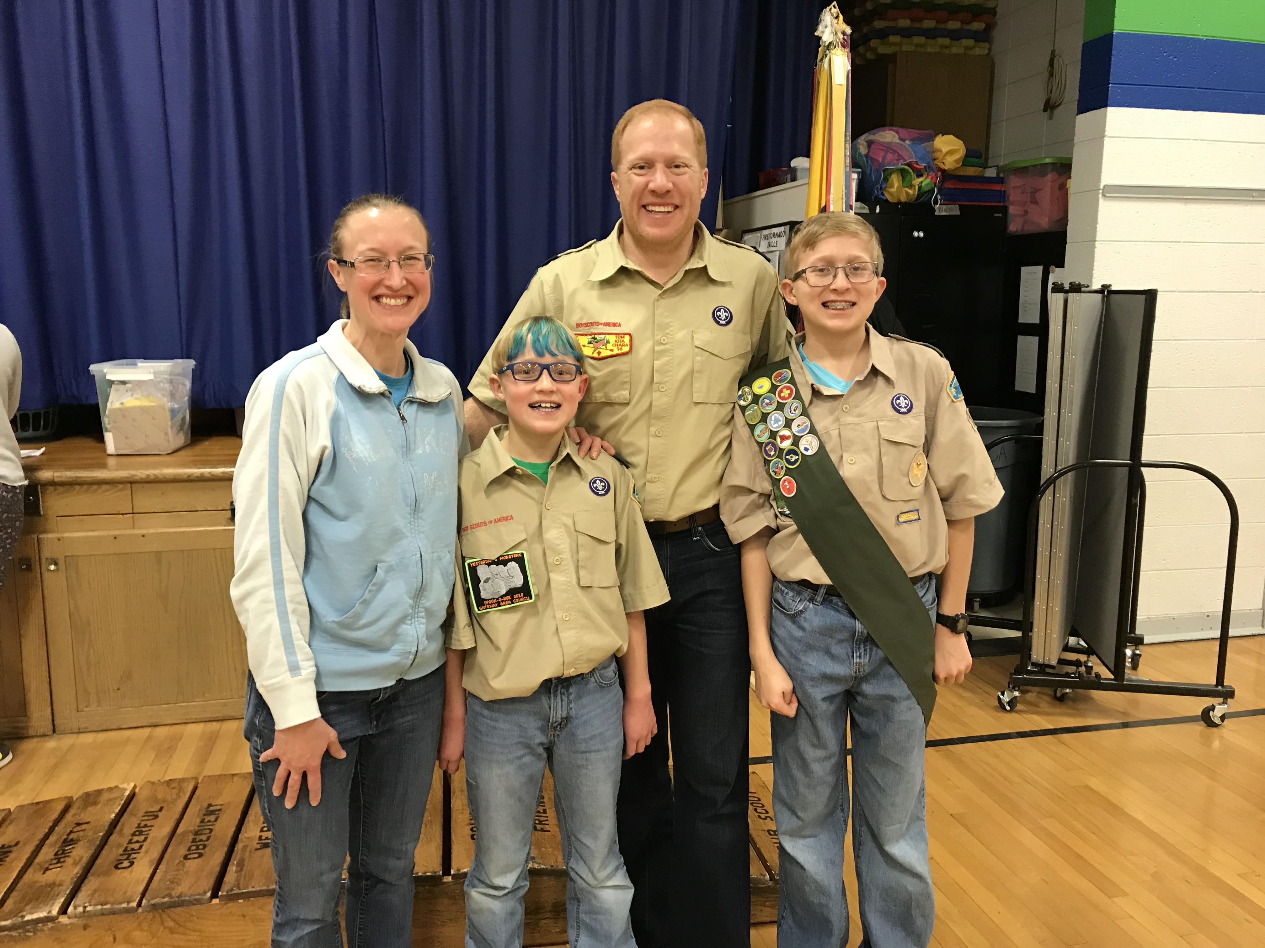 Day 974 – Thankful for Gavin Becoming a Boy Scout – Thankful for Forty